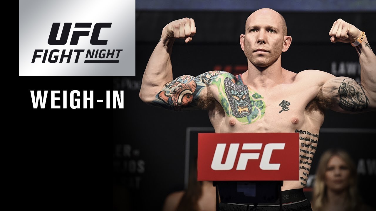 UFC on FOX 28 Ceremonial Weigh-In Live Stream