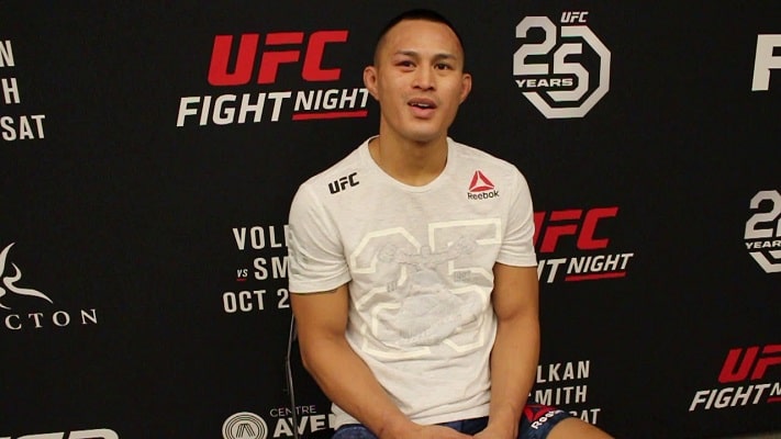 Andre Soukhamthath Says Win at UFC Moncton Takes "A Lot Off My Back"