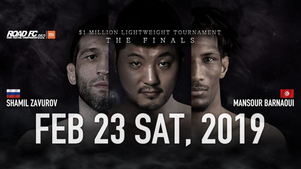 ROAD FC 52 Features Million Dollar Tournament Final, Battle of Reality ...