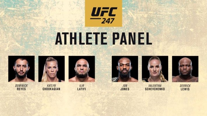 UFC 247: Jones vs. Reyes Athlete Panel Live Stream