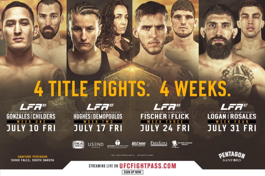 LFA Announces Return with Four Weeks of Fights in July
