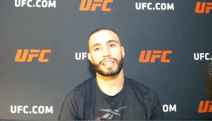 UFC on ESPN 11: Shane Burgos Feels Smaller Cage at Apex Forces Action