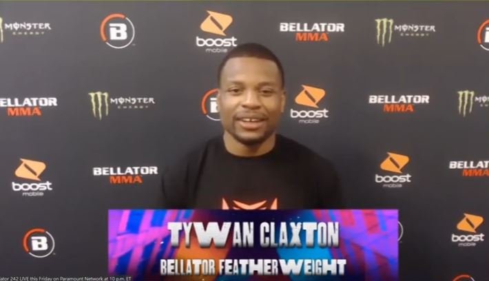 Bellator 242's Tywan Claxton Irked by Wilson's Dismissal of His BJJ ...