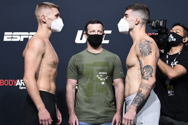 UFC Vegas 7 Results: Joe Solecki Quickly Taps Austin Hubbard with ...