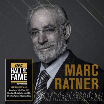 UFC Senior VP of Government and Regulatory Affairs Marc Ratner Gets HOF Nod