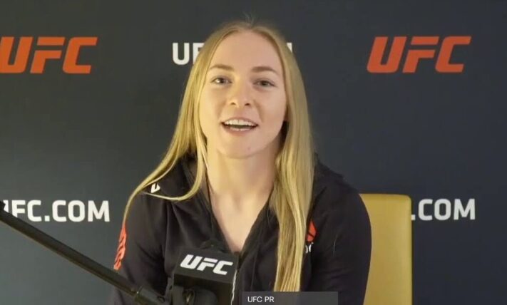 UFC Vegas 14's Kay Hansen: "I'm here to be the Cowboy, to be the Justin ...