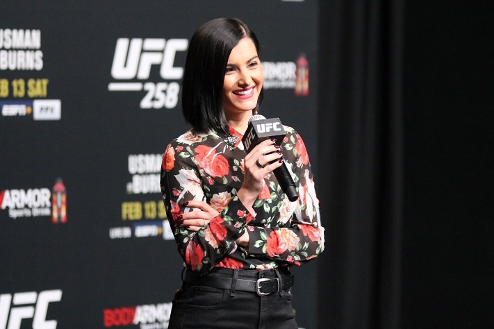 UFC 258: Megan Olivi Not Sure Usman, Burns Shared History Matters