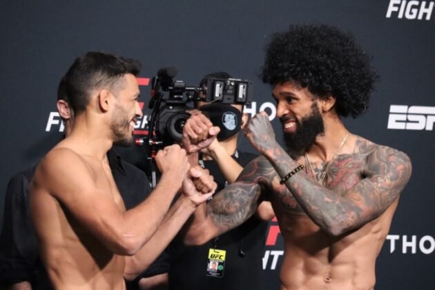 UFC Vegas 32 Results: Julio Arce Stops Andre Ewell in Bantamweight Return