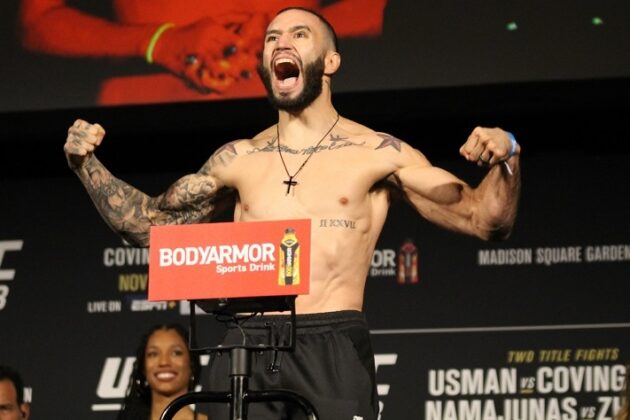Shane Burgos vs. Charles Jourdain Added To UFC Long Island