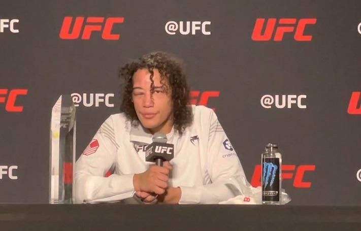 UFC Vegas 47's Bryan Battle: "Tonight, I defended my title as The ...