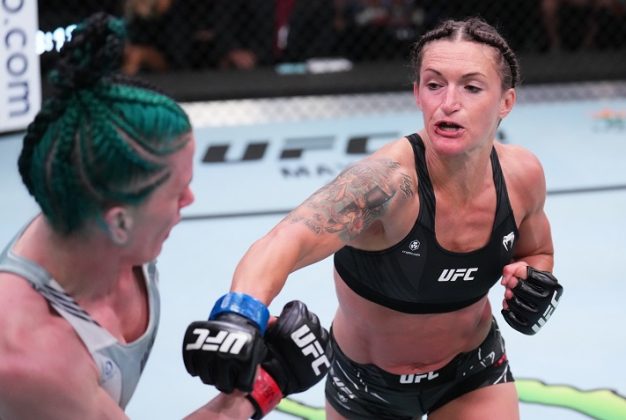 UFC Vegas 53: Shanna Young Picks Up First UFC Win By Stopping Gina Mazany