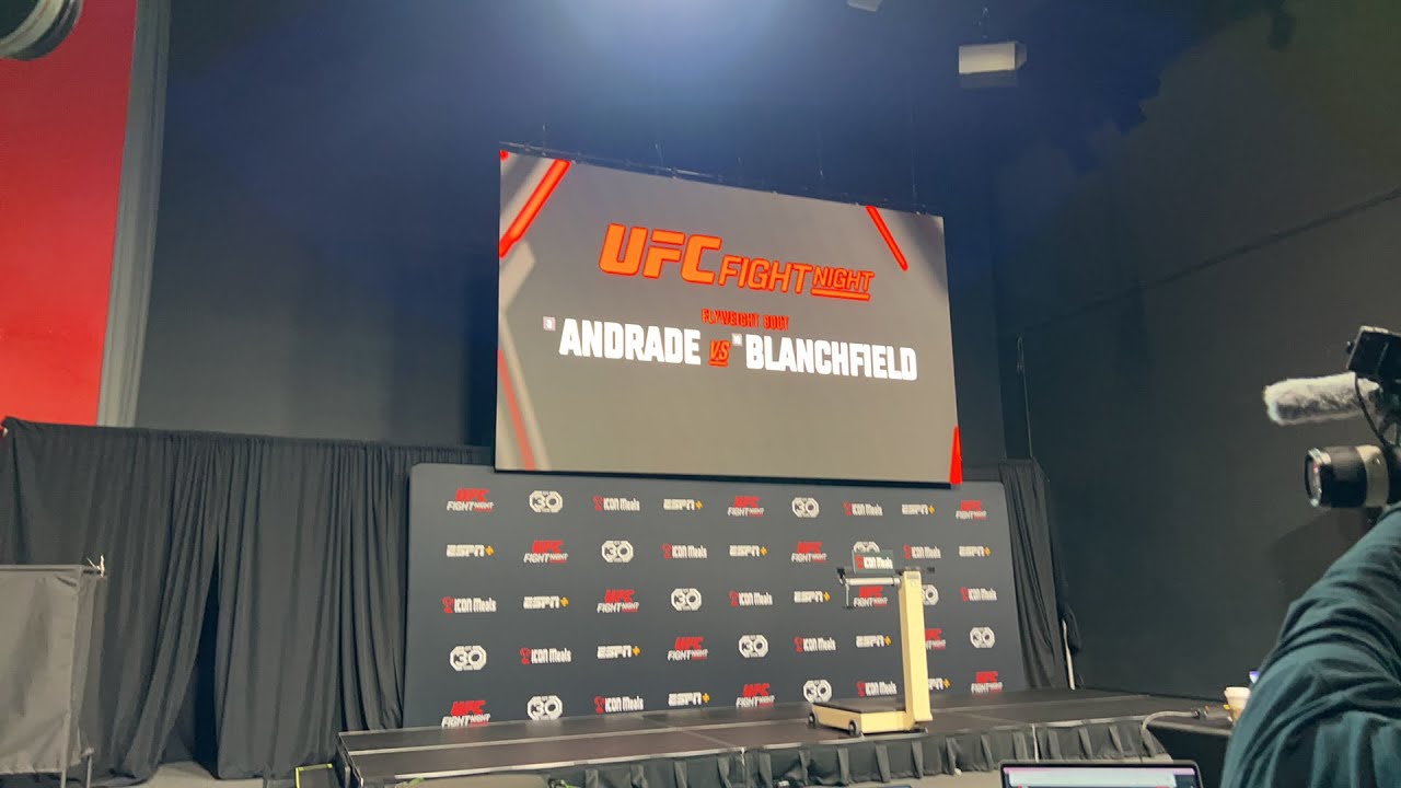 UFC Vegas 69: Andrade vs. Blanchfield Weigh-In Results