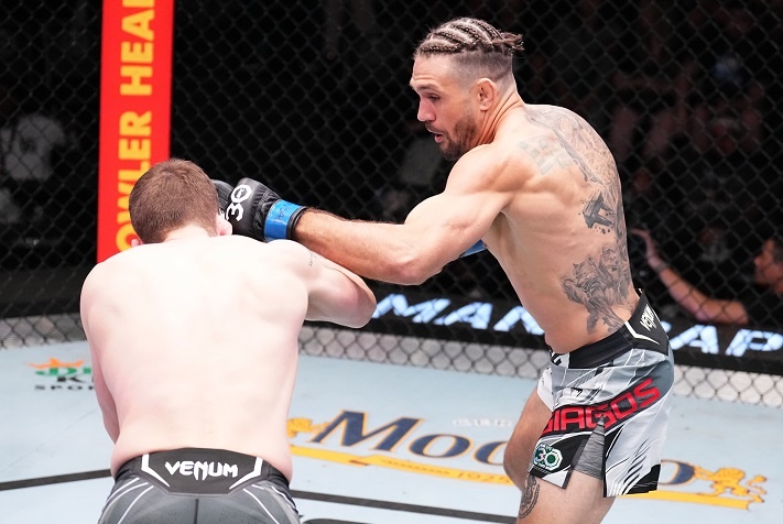 UFC Vegas 71: Heavy-Handed Christos Giagos Puts Down Rick Glenn Early