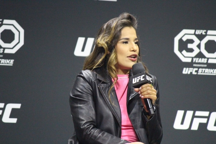 UFC 307: Julianna Pena Takes Credit for Lighting Fire Under "Block of ...