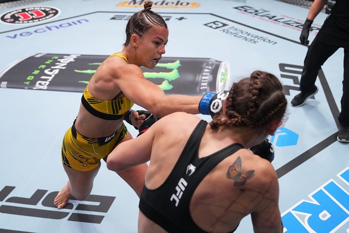 UFC Vegas 78: Luana Santos Shines in Debut, Lights Up TUF Champ Juliana ...