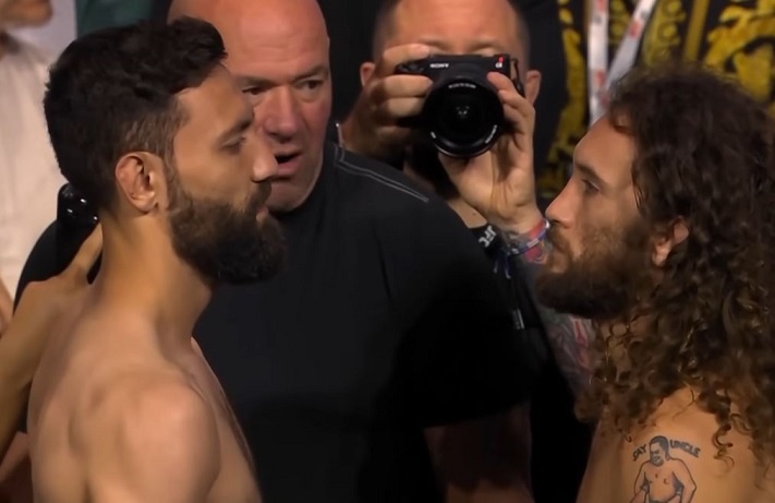 UFC 294: Javid Basharat vs. Victor Henry Fizzles, No Contest Results ...