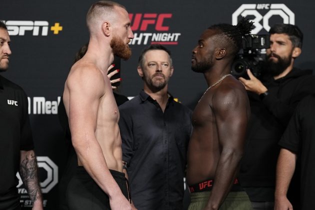 UFC Vegas 80: Joe Pyfer Improves to 3-0 in UFC, Submits Abdul Razak ...