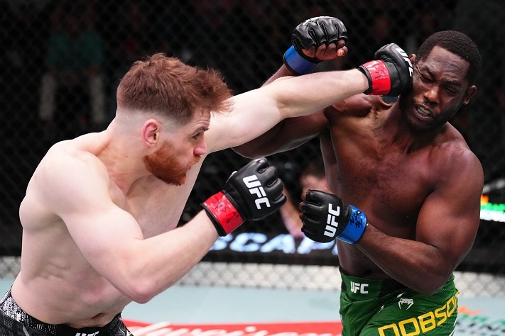 Edmen Shahbazyan Bounces Back, Finishes AJ Dobson at UFC Vegas 89