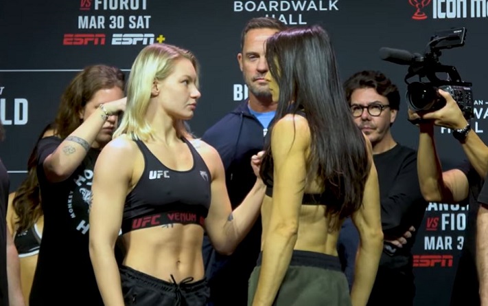Victoria Dudakova vs. Melissa Gatto Off with UFC Atlantic City Underway