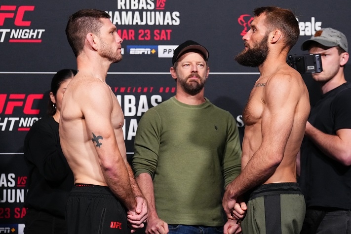 UFC Vegas 89: Trey Ogden's Wrestling Dominant, Sees Him Defeat Kurt ...