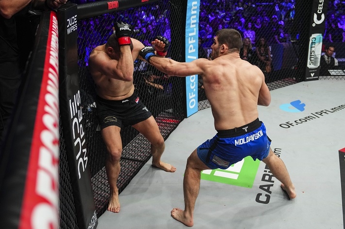 Valentin Moldavsky Impresses with TKO of Ante Delija at PFL 1