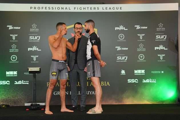PFL MENA 1 Weigh-In Results: New Look Main Event Official
