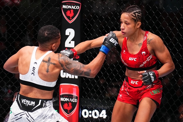 UFC Vegas 96: Josiane Nunes Unable to Overcome Reach of Jacqueline ...