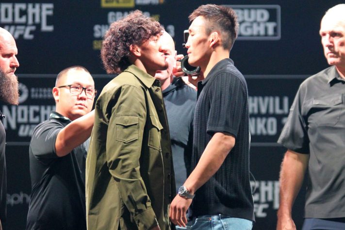 Raul Rosas Jr Kicks Off UFC 306 with Clear Decision Over Aoriqileng