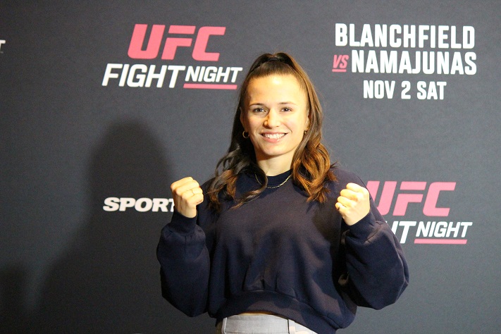 UFC Edmonton's Erin Blanchfield: "A Little Bit of the Mystique" Gone ...