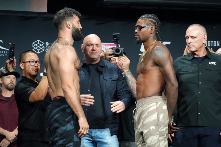 UFC 307: Injury Halts Roman Dolidze vs. Kevin Holland Early