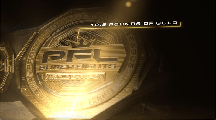 PFL Unveils New Gold Belt Ahead of Super Fight Event