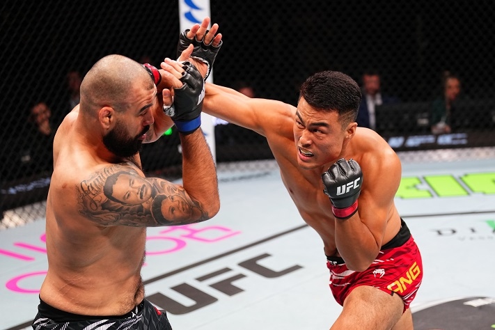 UFC Macau: Zhang Mingyang Stops Ozzy Diaz In His Tracks