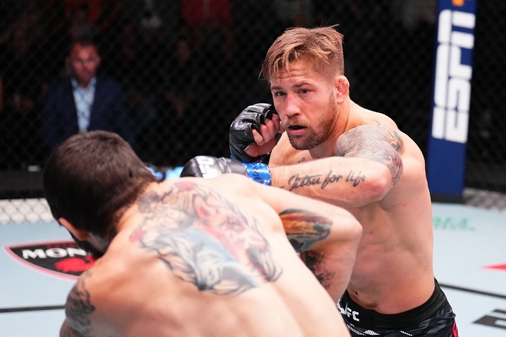 UFC Vegas 100: Fired Up Charles Radtke Batters Matthew Semelsberger