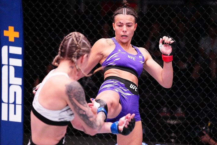 UFC Vegas 106: Luana Santos Successful in Bantamweight Move, Subs ...