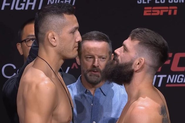 UFC Perth: "Battle Giraffe" Cam Rowston Makes Splash in Debut, Stops ...