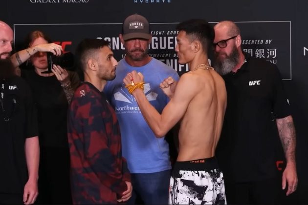 UFC Macau: Alex Perez Left Heaving Over Bucket Following Su Mudaerji ...